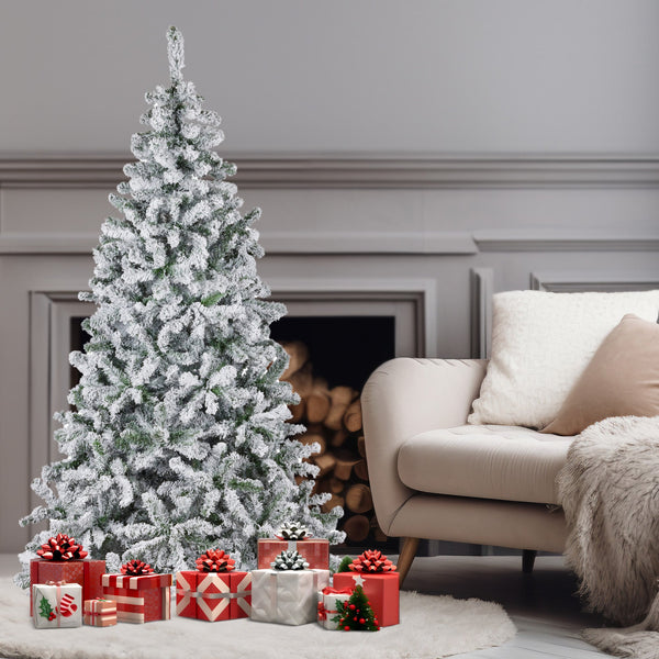 Christabelle 198cm feet Artifificial Christmas Tree - Snowy Emperor ...