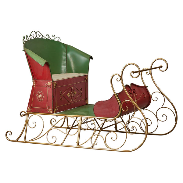 Jumbo Life Size Rustic Christmas Sleigh Display - 210cm – Christabelle ...